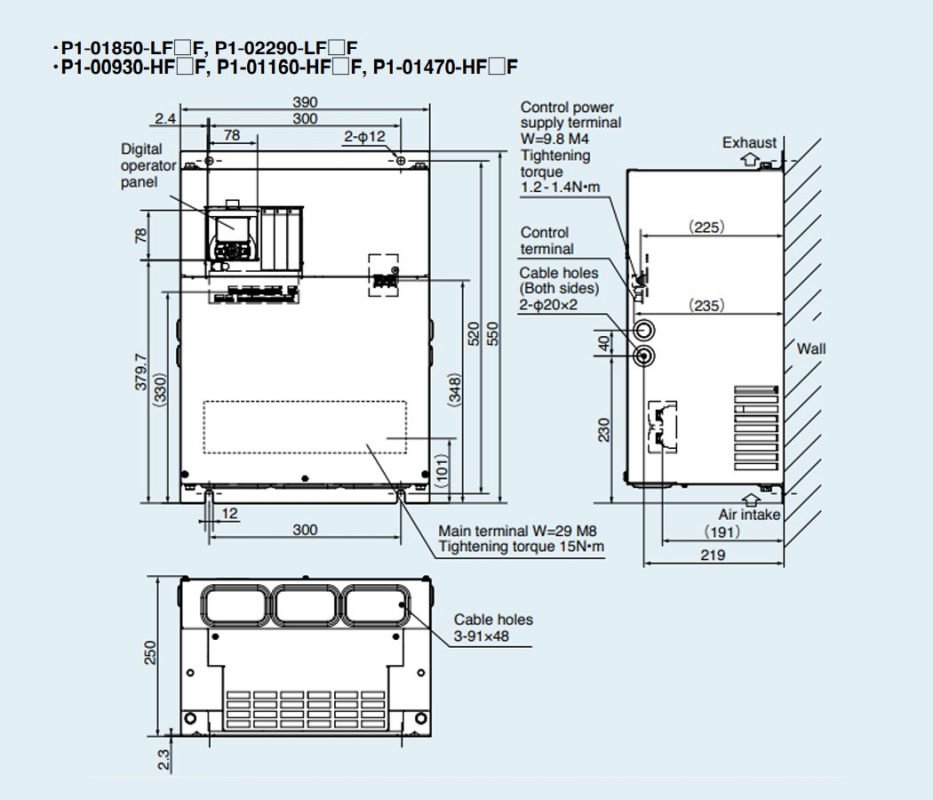 Hitachi SJP1 - P1-01160-HFUF - Hitachi AC Drives / VFD Drives - Hitachi ...