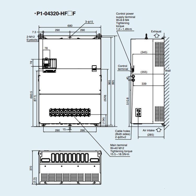 Hitachi SJP1 - P1-04320-HFUF - Hitachi AC Drives / VFD Drives - Hitachi ...